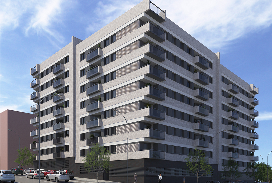 Edificio Plurifamiliar: Viviendas Protegidas en Granada - Estudio de Arquitectura Muve