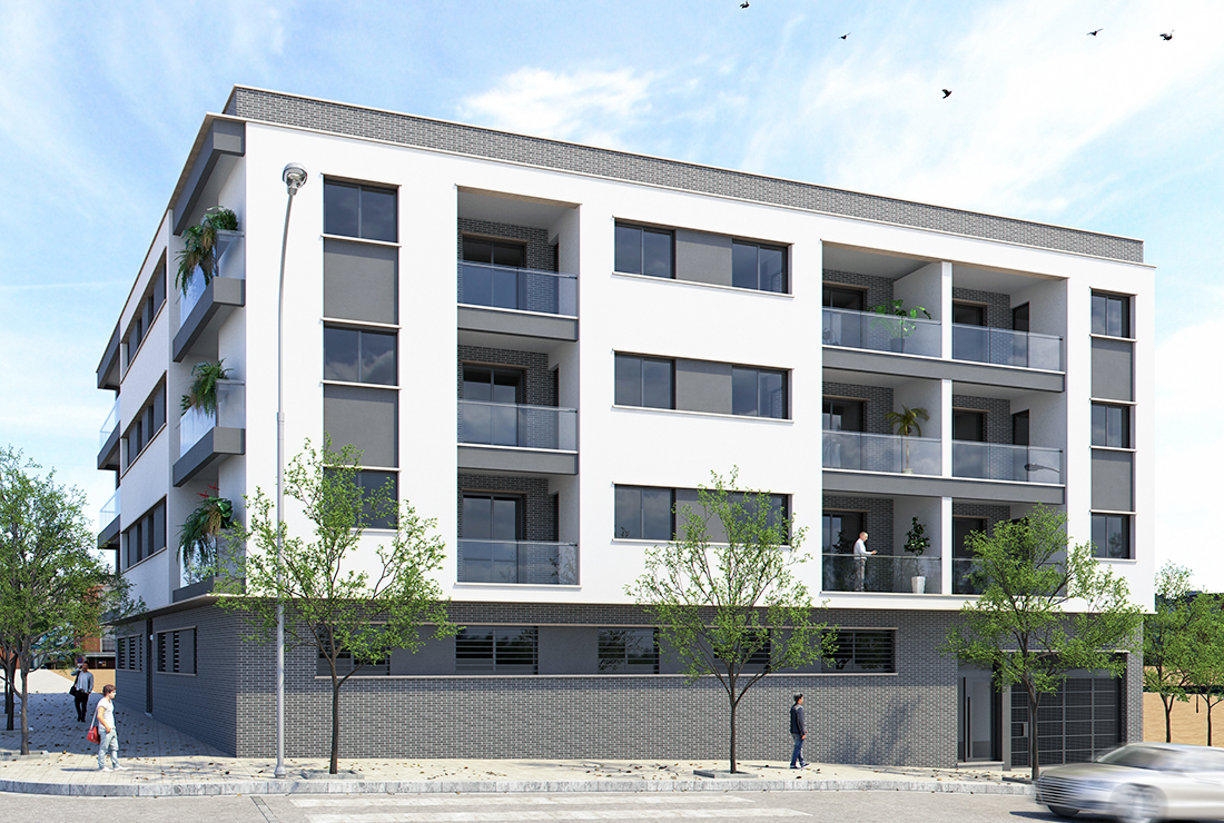 Edificio Plurifamiliar: 19 viviendas y garajes - Estudio de Arquitectura Muve